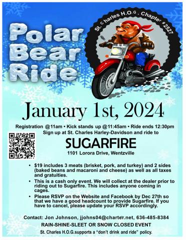 Polar Bear Ride | St. Charles Missouri Chapter #2527 | St. Charles Missouri | H.O.G.